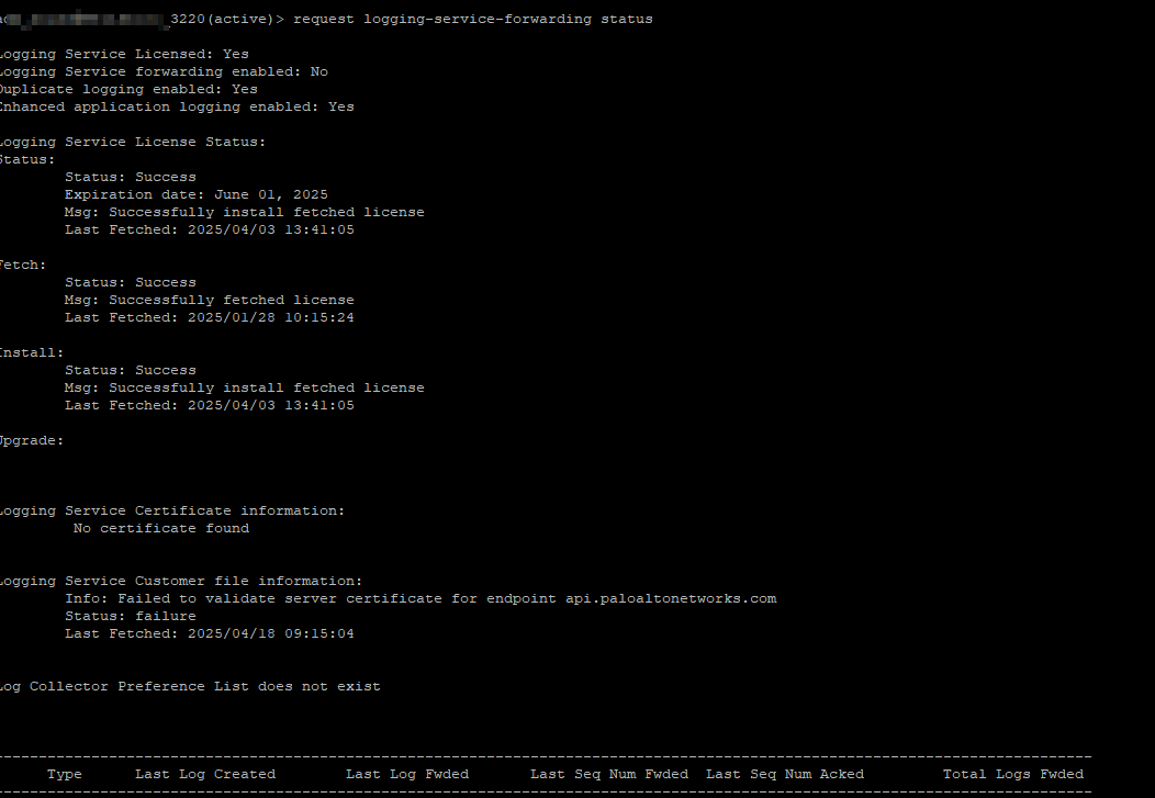 LIVEcommunity - Result: Failed to validate server certificate for endpoint api.paloaltonetworks ...